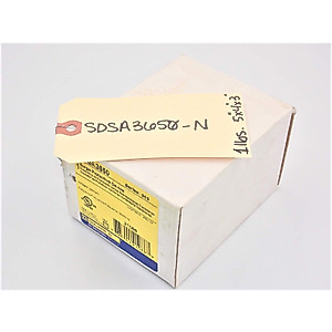 SCHNEIDER ELECTRIC Load Center 3Ph Secondary Surge Arrestor SDSA3650 SPD T1 Sdsa 40Ka 600V Max 3P4W, Black