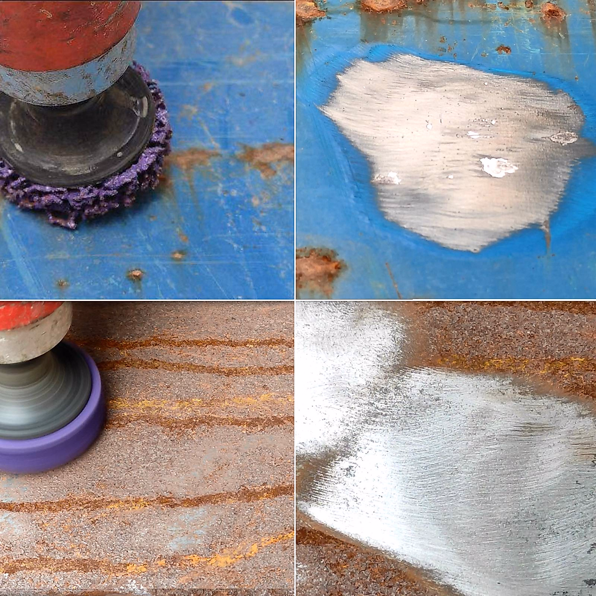 11 Pack 2" Quick Change Easy Strip It Discs for Drill, Paint Stripper Abrasive Wheel Disc, Poly Abrasive Wheel, Cleans Welds Rust Paint Removal Wheel