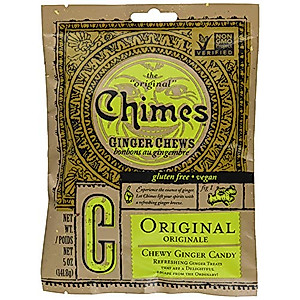 Chimes Ginger Chews, Original, 5 Ounce (Pack of 1)
