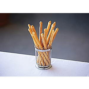 Service Ideas WBB5PS Breadstick Basket, Wire, 5"