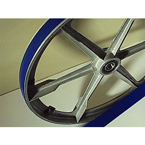 New Top Quality Blue Max Heavy Duty Replacement Band Saw Urethane Tire Set With Installation Roller Auxiliary Tool FOR SHOPSMITH MODEL 505641 BAND SAW