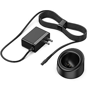 MEROM Charging Dock Power Adapter Cord Compatible with Manscaped The Lawn Mower 3.0 2.0 The Weed Whacker Electric Groin Hair Trimmer, Stand Charging Base for Lawn Mover Male Hygiene Clippers Razor