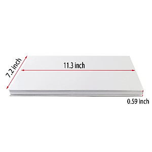 SZDYM strong portable ipad style standable large empty magnetic organizer palette, big white holographic cardboard magnetic palette, holding 60pcs 26mm round or square pans.