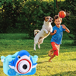 Kids Camera Toddler Camera Shark for Boys and Girls with 48 MP Photos 1080P HD Video Recorder Selfie Camera Time-Lapse IPS 2 inch Digital Camera for Kids Age 3-12 Christmas Birthday Gifts Toy Gift