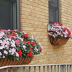 Ayybf 3-Packs Coco Liner,Wall Basket Planter Liner, Coco Liner Roll Hanging Basket Pad,Garden Plants Wall Planter Basket, Durable Coconut Husk for Planting. (24in)