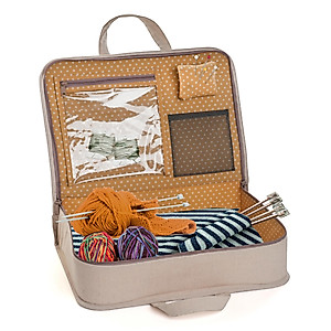 Project Case - Appliqué Linen Bee - Large - HobbyGift