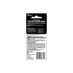 Scotch Brand 3m Scotch Super Glue Ge, Clear