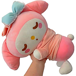 My Melody Plush Toys, Kawaii Sleep Cinnamoroll 9inch/23cm Cartoon Stuffed Animals My Melody Cinnamoroll Plush Toy Anime Kawaii Cute Soft Plushie Appease Girls Doll Toys Gifts