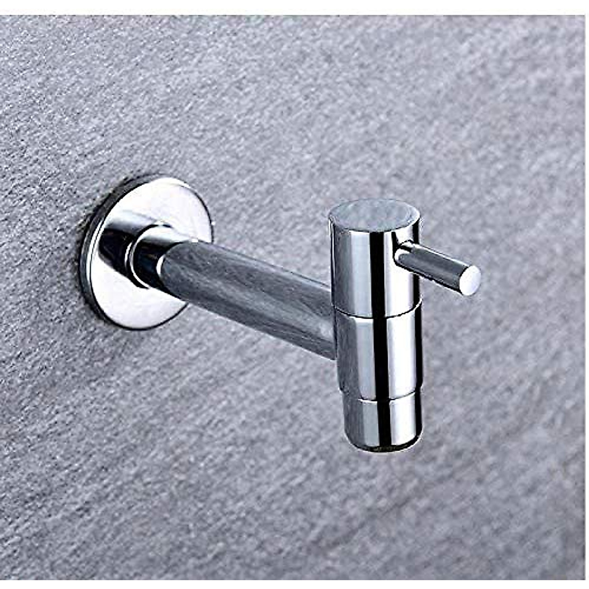 NZDY Faucet Extra Longht Solid Brass Outdoor Garden Washing Hine Chrome Plated Standard G1/2 Threaded