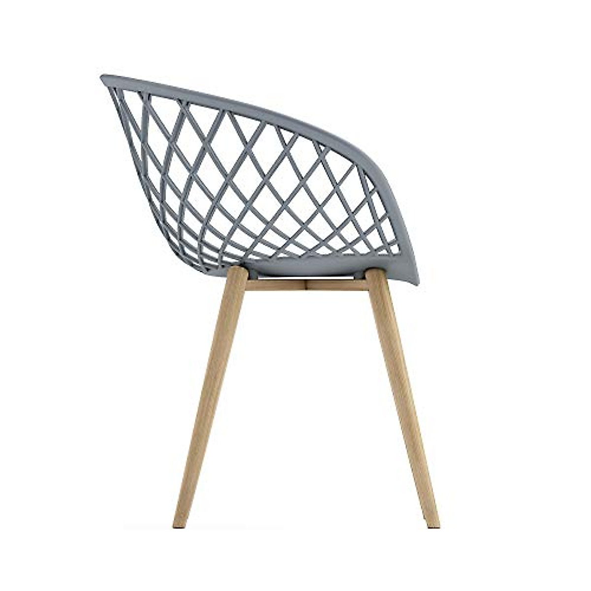 Jamesdar Kurv Set of 2 Chairs, Fashion Gray