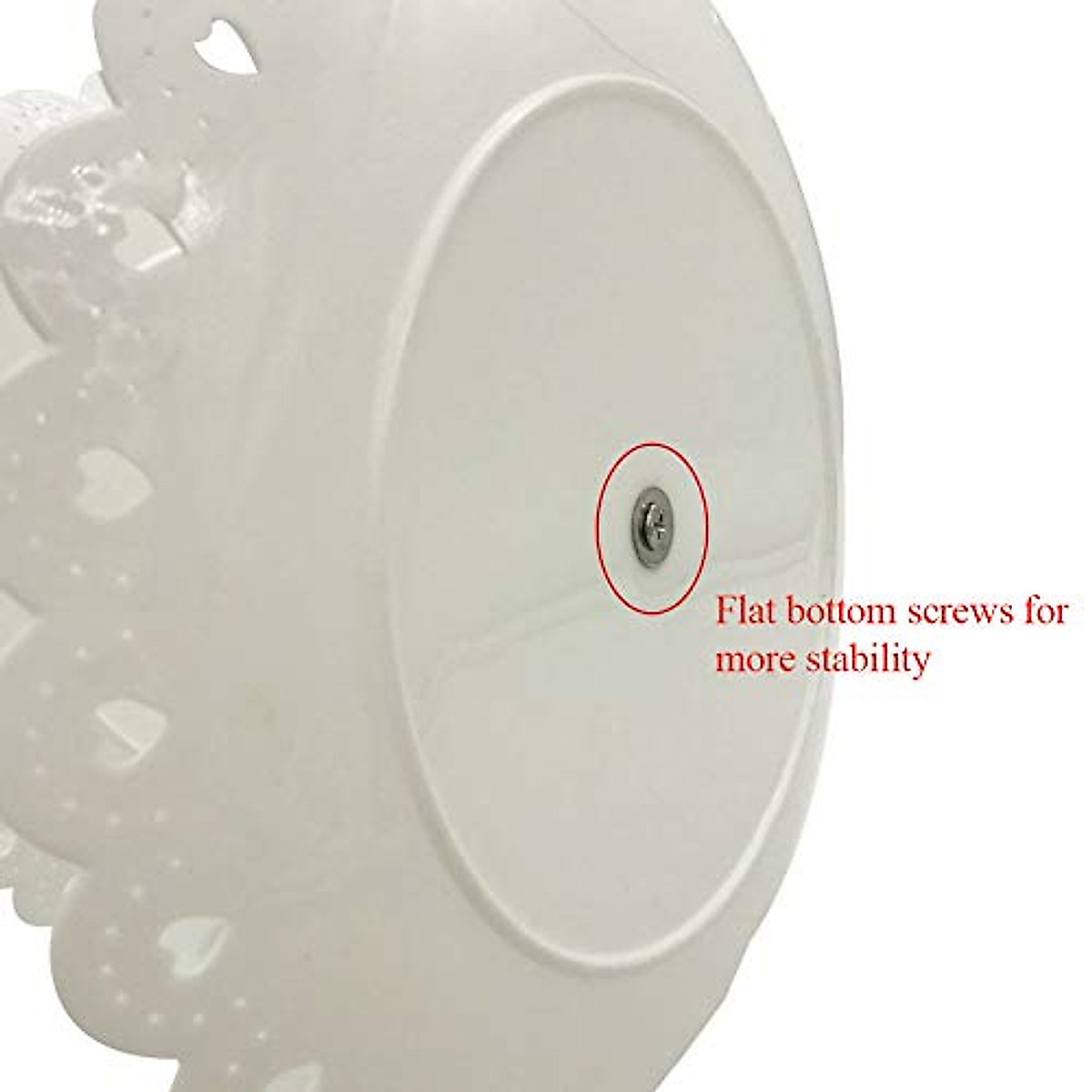 2 Set of 3-Tier Cupcake Stand Fruit Plate Cakes Desserts Fruits Snack Candy Buffet Display Tower (White)