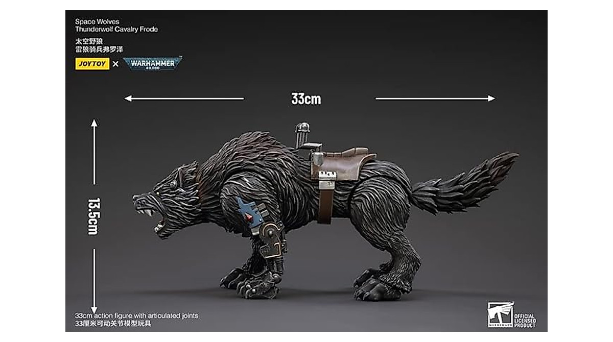 Warhammer 40K Space Wolves Thunderwolf Action Figure - JoyToy
