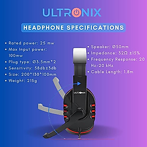 ULTRONIX Gaming Desktop, Intel Core I7 8TH GEN, Nvidia RTX2060, 32GB RAM, 256GB SSD, Keyboard, Gaming Mouse, Mouse Pad, Headset Combo, Win11 Pro