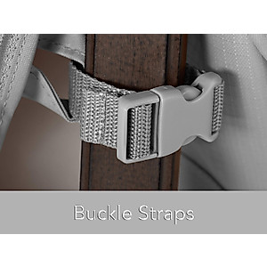 Covermates Rectangular Dining Table/Chair Set Cover - Heavy-Duty Polyester, Weather Resistant, Drawcord Hem, Patio Table Covers, Full Table 72W x 42D x 35H, Ripstop Grey