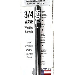 Everhardt TSM2-B 3/4 Wave 2 ft Fiberglass œSuper Flex CB Radio Antenna - Black