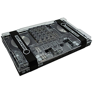 Harmony Audio Cases HC-DC2 Protective DJ Gear Saver Polycarbonate Hard Plastic Dust Cover Case Compatible with Native Instruments Kontrol S4 Mk3 Controller Deck (Includes Stretch Bands)