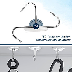 24pcs Round Plastic Hooks Ceiling Small Self Stick Hooks for Hanging Wall Hooks White Self Adhesive Hooks Seamless Self Sticky Hook Stainless Hooks Waterproof Oil Proof for Kitchen Hanging Utensils