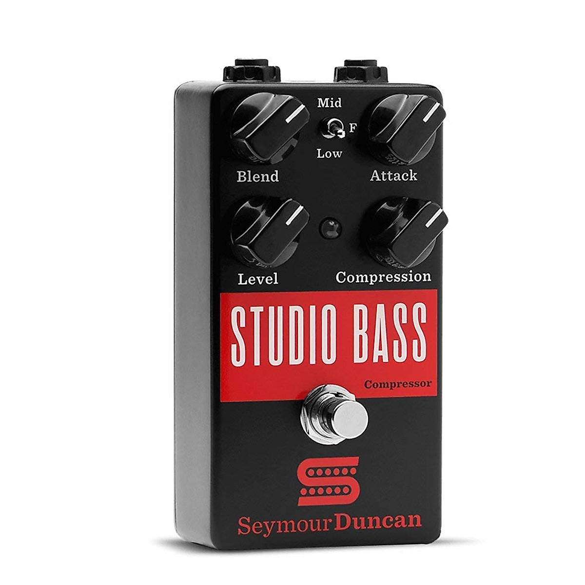 Seymour Duncan Studio Bass Compressor Pedal Bundle with 2 MXR Patch Cables and 9V Power Supply