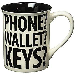 Our Name is Mud “Forgetful” Stoneware Mug, 16 oz.