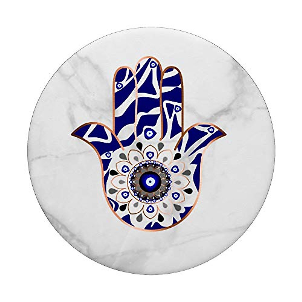 Talk to the Evil Eye Hamsa Hand PopSockets PopGrip: Swappable Grip for Phones & Tablets