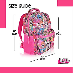 LOL Surprise Dolls Backpack Bookbag | Officially Licensed lol Doll Backpacks For Girls