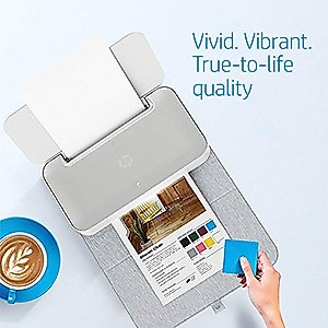 HP Tango X Smart Wireless Printer with Indigo Linen -cover – Mobile Remote Print, Scan, Copy, HP Instant Ink (3DP64A)
