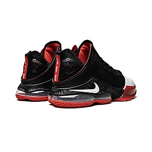 Nike mens Lebron 19 Low Basketball Shoes, Black/University Red/White, 9.5