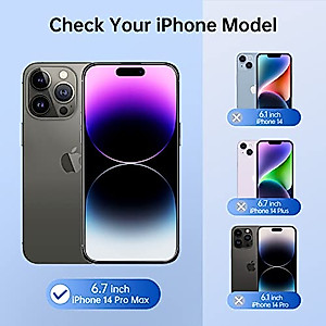 Syncwire 3-Pack Screen Protector for iPhone 14 Pro Max 6.7 inch, Double Shatterproof Tempered Glass [Easy Installation Frame] [9H Hardness] [99.99% HD Clear] [Case Friendly] [Bubble Free]