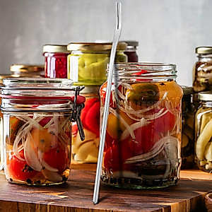 Beatcreat Pickle Forks,8.66 Inch Long Handled Olive Forks,18/8 Stainless Steel Long Handle Salad Forks, Cocktail Forks,Dessert Forks,Fruit Forks,Pickle Grabber, Appetizer Forks,4 Pack