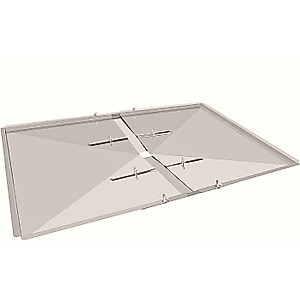 Outdoor Bazaar (27-30 inches Replacement Grease Tray for BBQ Grills from Nexgrill, Dyna Glo, Kenmore, Backyard Grill, BHG, Uniflame and Others, Universal Drip Tray with Catch Pan