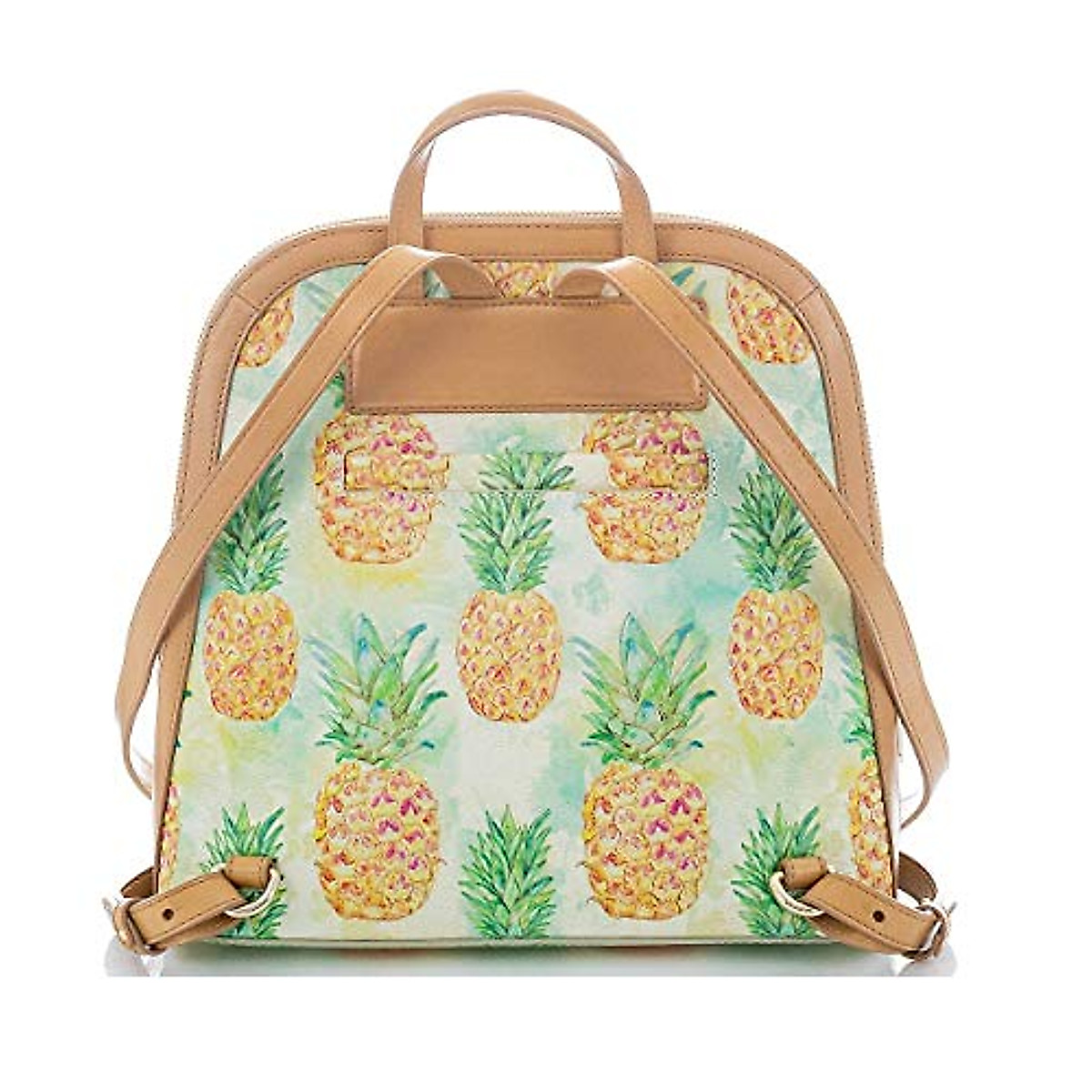 BRAHMIN Women's Pompano Collection Pineapple Felicity Backpack, Multi