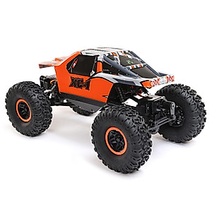 Axial RC Truck 1/24 AX24 XC-1 4WS Crawler Brushed RTR (Includes Everything Needed No Other purchases Required), Orange, AXI00003T2