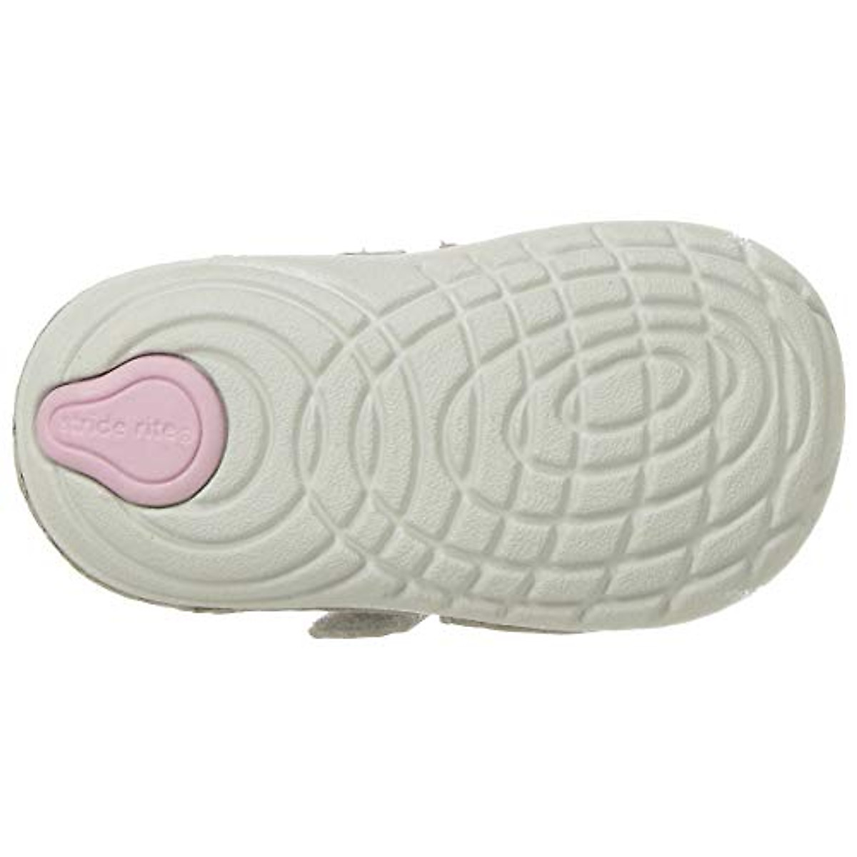 Stride Rite baby girls Soft Motion Jazzy Sneaker, Champagne, 3.5 Infant US