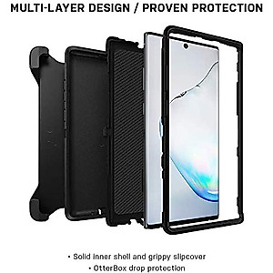 OtterBox DEFENDER SERIES Case & Holster for Samsung Galaxy Note10 - Black