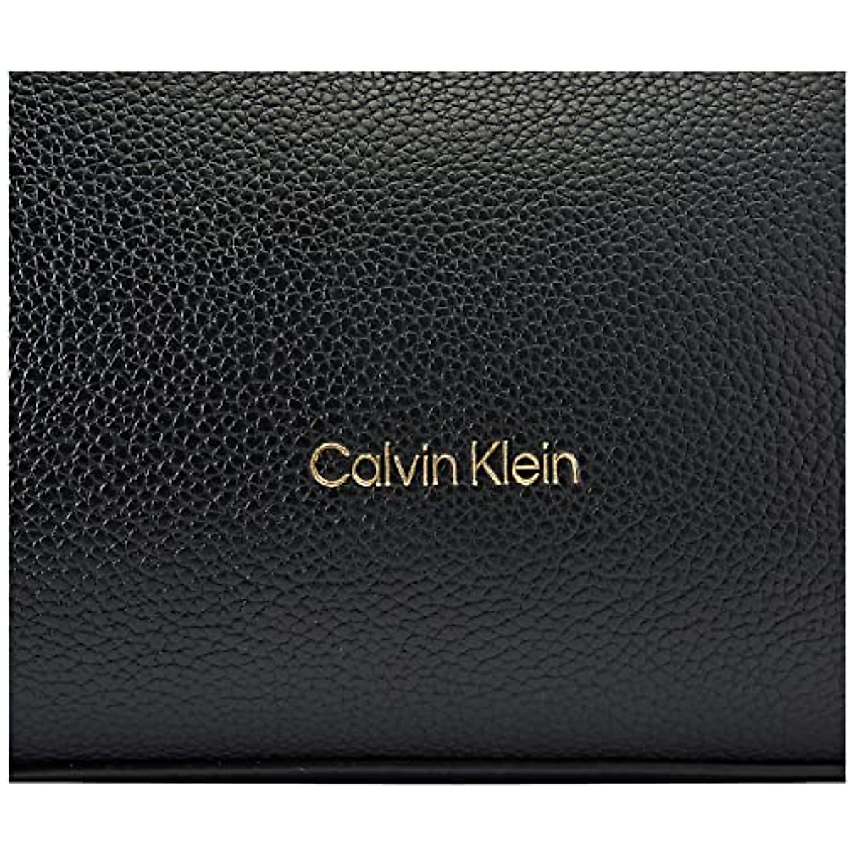 Calvin Klein Shelly Rocky Road Novelty Tote, Black/Gold