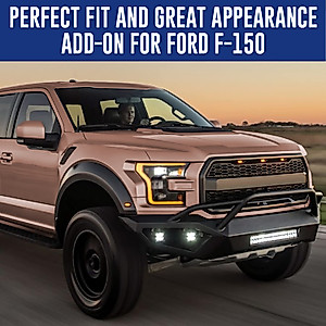 Bullet Antenna for Ford F150 (2009-2024) - Highly Durable Premium Truck Antenna 4.25 Inch - Car Wash-Proof Radio Antenna for FM AM - Black, 30 Caliber Design - Ford F150 Accessories