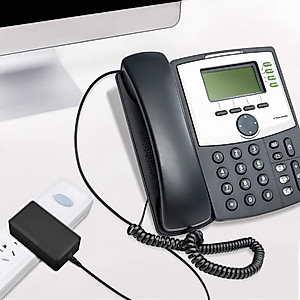 PwrON 5V Power Supply Adapter for Cisco IP Phones SPA500, 501G, 508G, CP500, SPA900, SPA504G, SPA303, SPA922, SPA942 and SPA962, Cisco SPA Series Phones Charger Power Cord