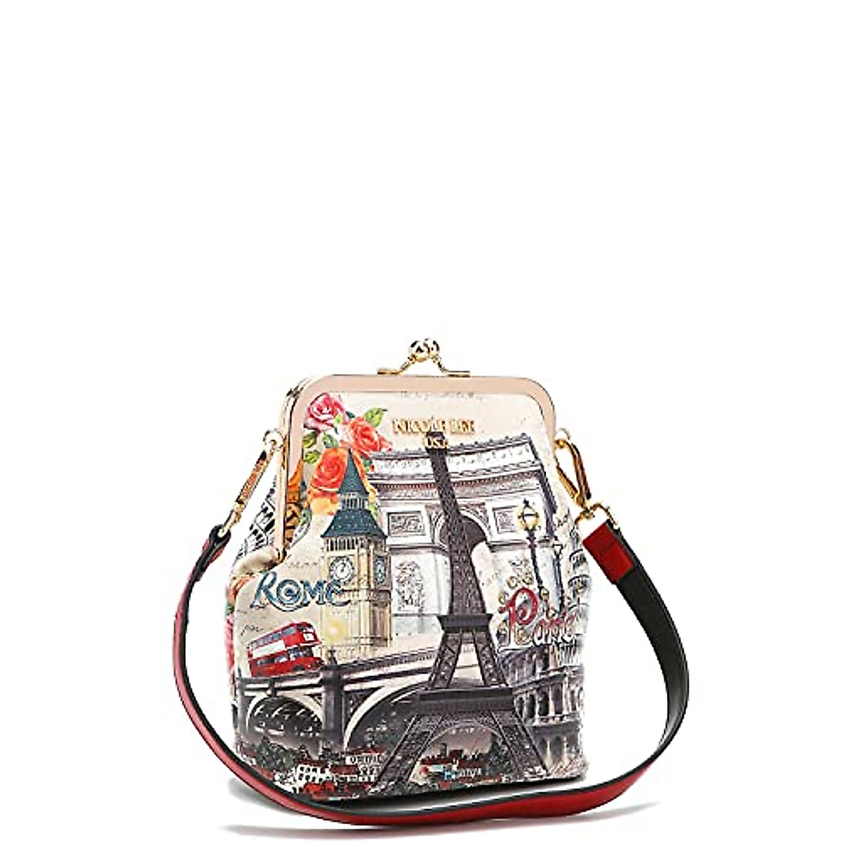 Nicole Lee Europe Kiss Lock Bag