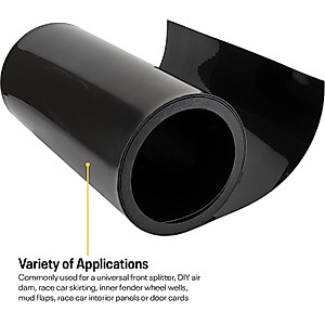 25 ft Roll Airdam/Body Extension Plastic, White 1/8 Thick