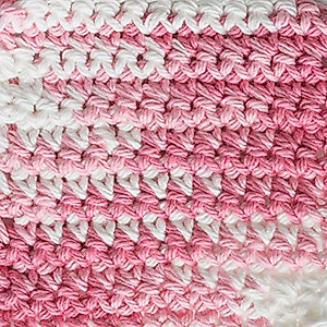 Lily Sugar 'N Cream The Original Ombre Yarn, 4-ply worsted, Strawberry, 2 Ounces/95 Yards (Pack of 1)