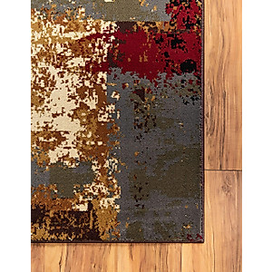 Unique Loom Barista Collection Area Rug - Catuai (2' 2" x 3' 1" Rectangle, Multi/ Brown)