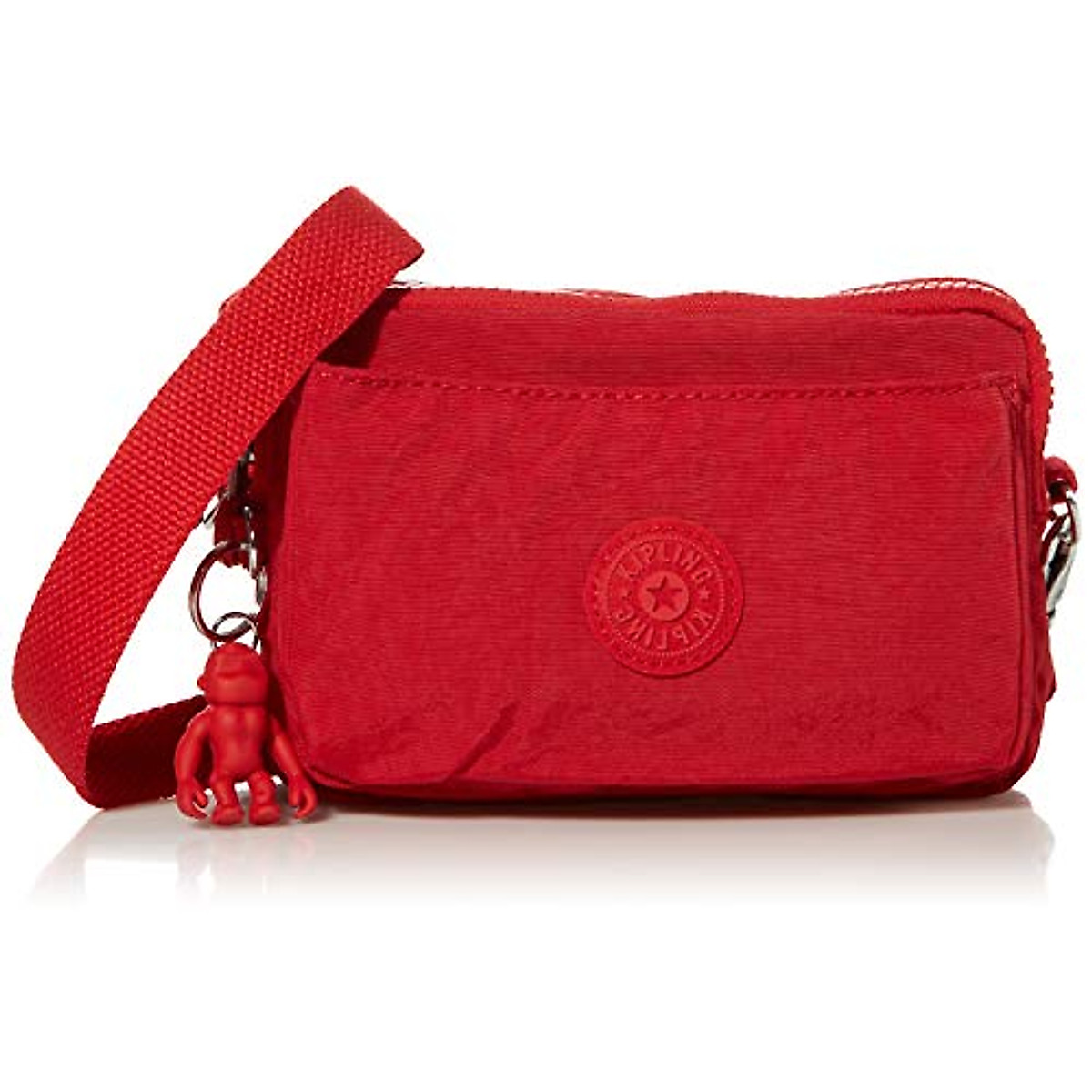Kipling womens Abanu Multi Covnertible Crossbody Bag, Red Rouge, Small US