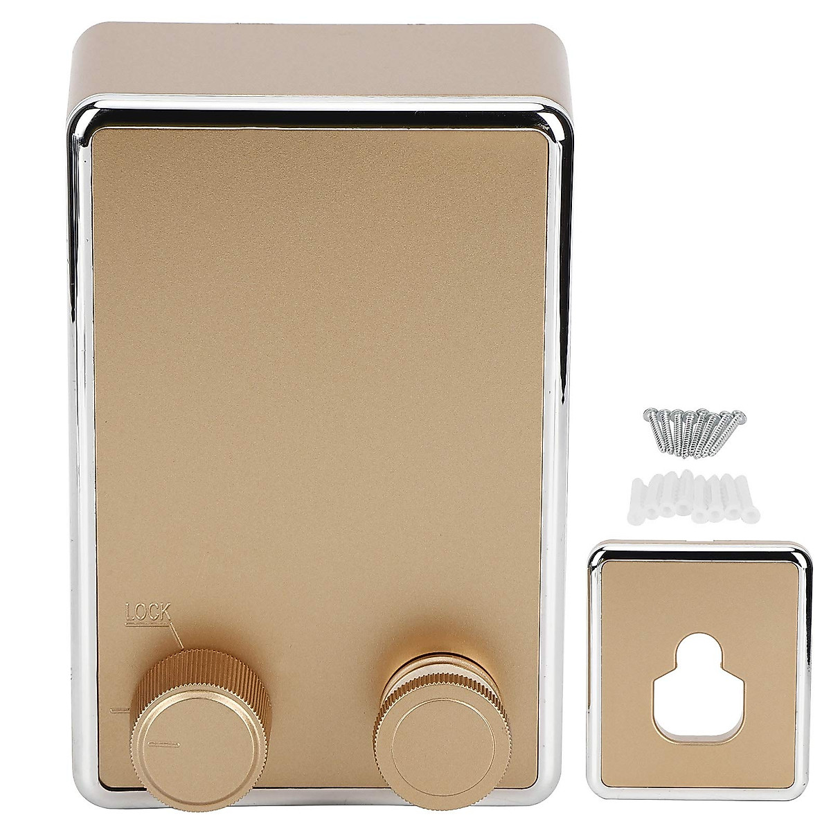 Garosa Retractable Clothesline Wall-Mounted Stainless Steel Clothes Drying Laundry Line Indoor Balcony Retracting Hanging Clothing Drying Rack Indoor Outdoor(Gold)