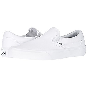 Vans Slip On, True White, Size 5 Men/ 6.5 Woman, 6.5 Women/5 Men