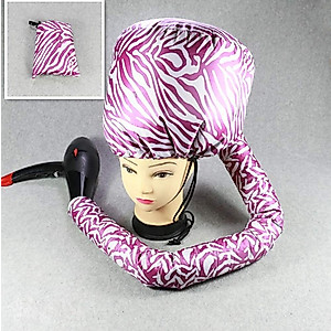 HW Adjustable Soft Hood Hair Dryer Attachment for Handheld Hair Dryer-Travel Size/One Size Fits All