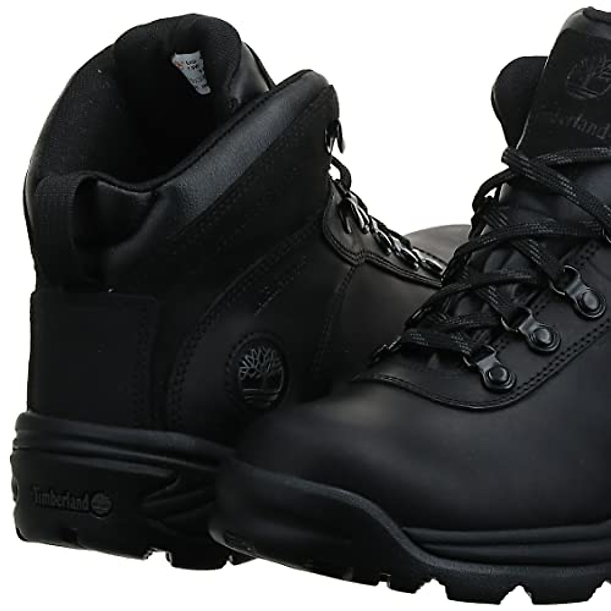 Timberland Men's Flume Mid Waterproof Hiking Boot, Black, 13