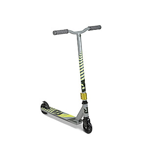 Riprail Matte Stunt Scooter Finished in Ghost Silver with Alloy Deck, Alloy Core Wheels and ABEC-9 Bearings