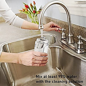 True & Tidy® SPRAY-250 Multi-Surface Spray Mop with Refillable Water Bottle for Floor Cleaning, Works on Wood, Tile, Marble etc, Use Any Cleaning Solution, Machine Washable Microfiber Mop Pads, White