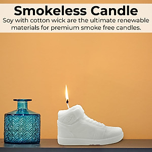 Sneaker Candle for Sneakerhead Room Decor - Shoe Candle Gifts for Sneaker Heads - Birthday Cake Topper - Sneakerhead Gifts - Sneaker Head Room Decorations and Sneaker Head Gift (Small)