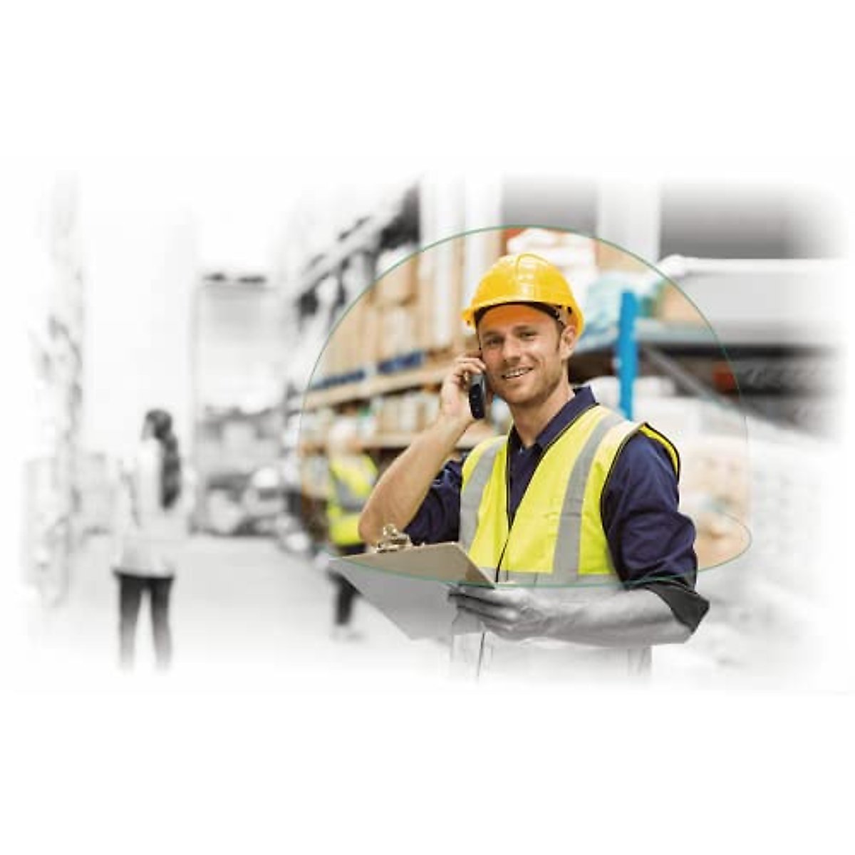 Yealink W59R Cordless Ruggedized DECT IP Phone, Base Station Not Included, 1.8-Inch Color Display, Power Adapter Included